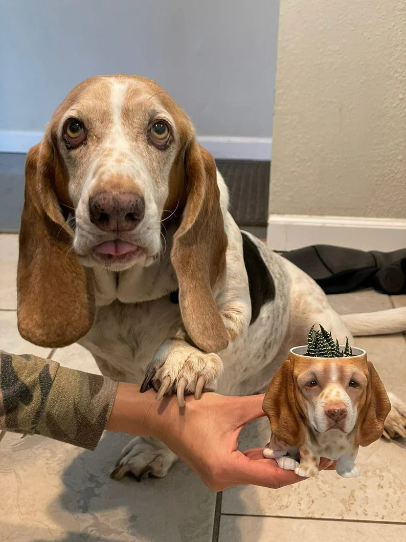 Dog Planter Pot - Personalized – Dog In Arts